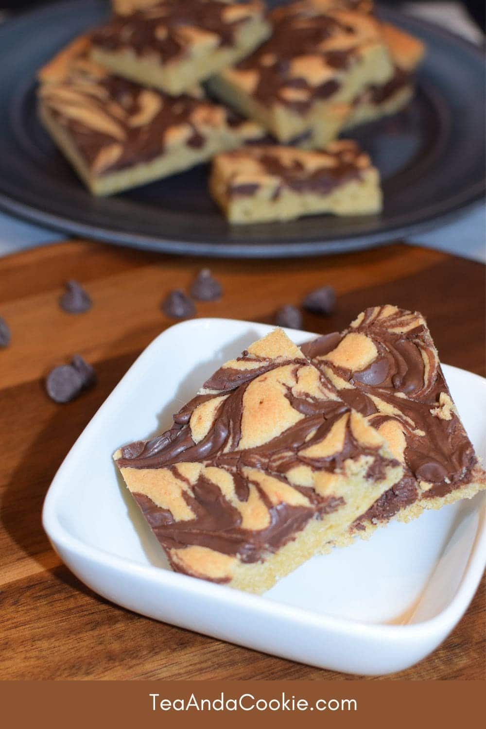 Easy Toll House Marble Bars Chocolate Chip Cookies