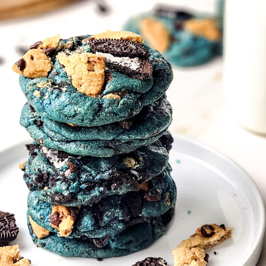 Cookie Monster Cookies: Fun, Blue, And Loaded With Treats