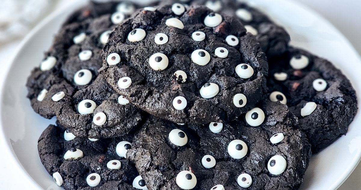 Double Chocolate Spooky Eyeball Cookie Recipe For Halloween