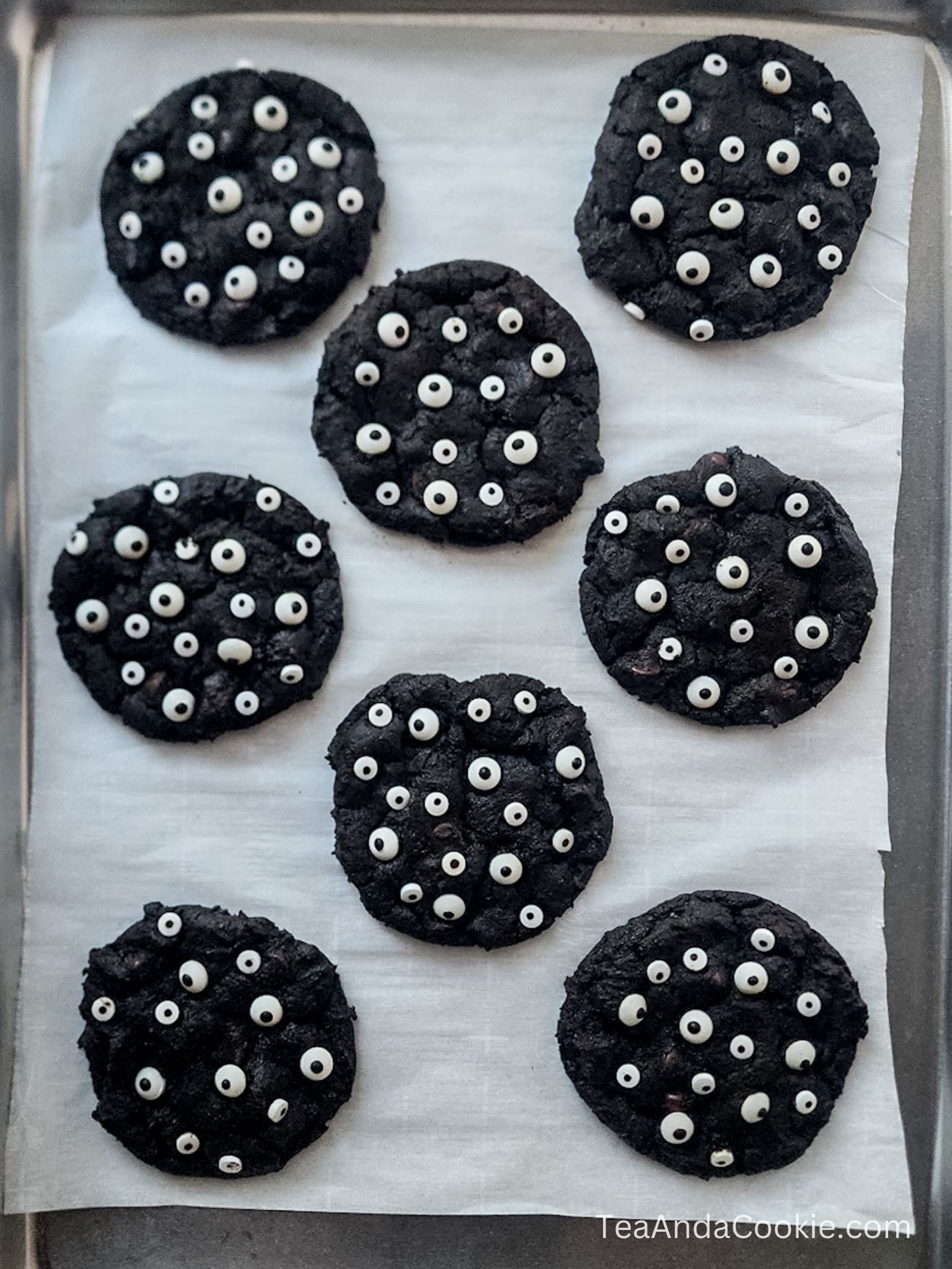Double Chocolate Spooky Eyeball Cookie Recipe For Halloween