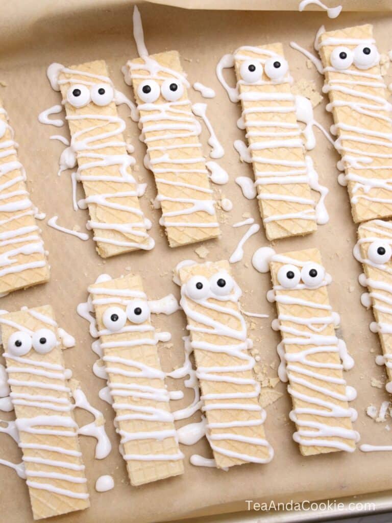 Wafer Mummy Cookies: An Easy No-Bake Treat For Halloween
